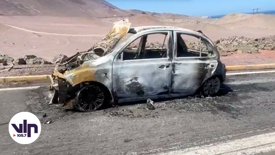 Hallan dos cuerpos calcinados en ruta costera en Iquique | Nacional | VLN Radio