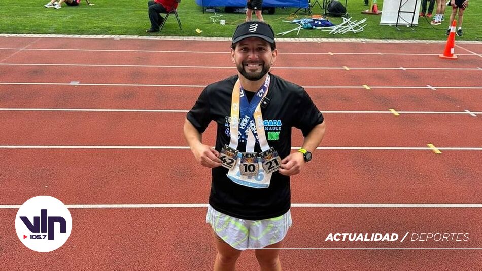 Ángelo Durán logró la “Triple Largada” del Maratón del Maule 2024 ...