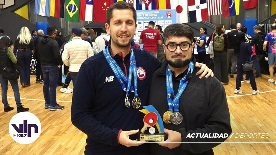 Curicó y Molina en la cima: Pareja de tenis de mesa se corona campeona ...